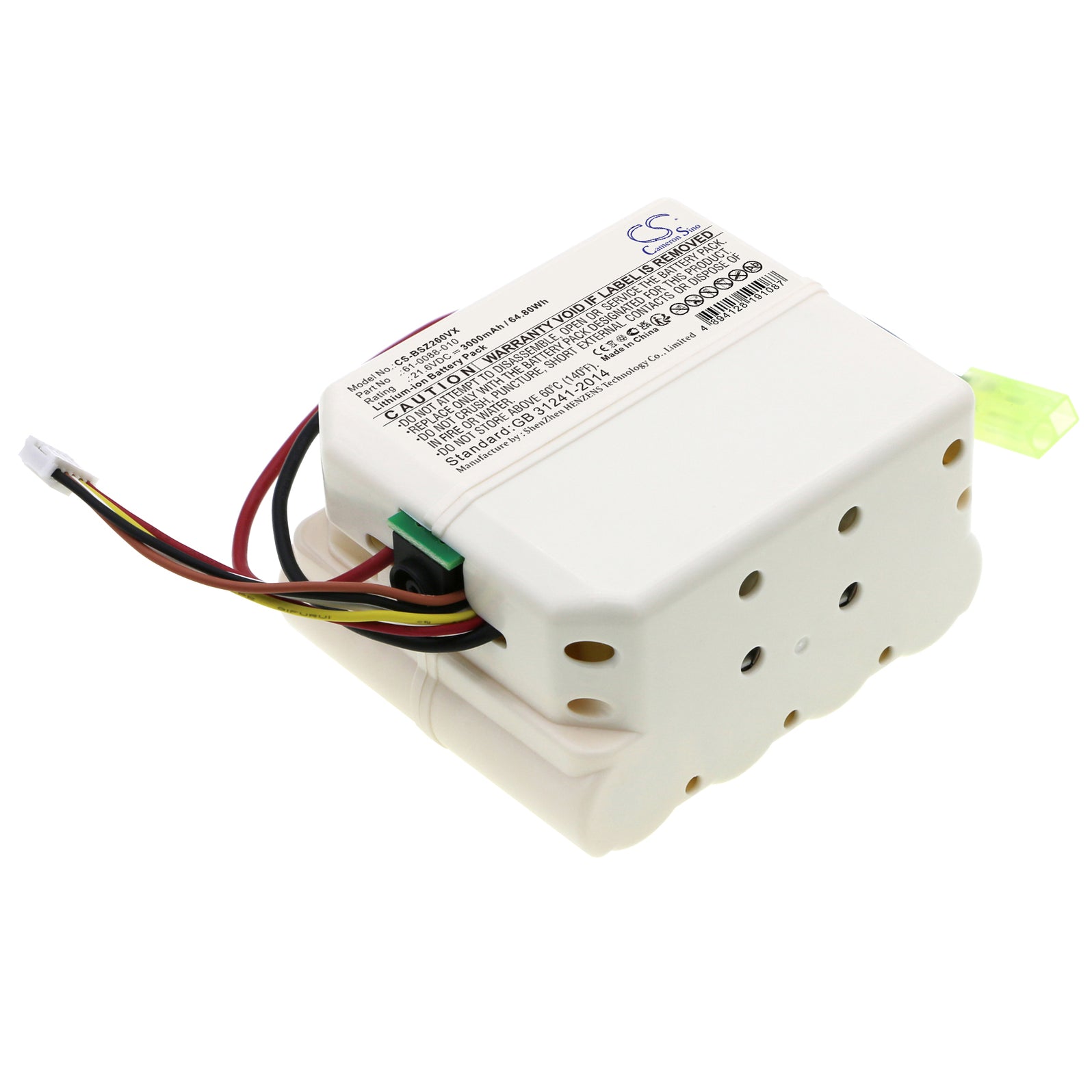 Bissell 2602Z,P2822-21,2602C Vacuum Replacement Battery: BatteryClerk.com