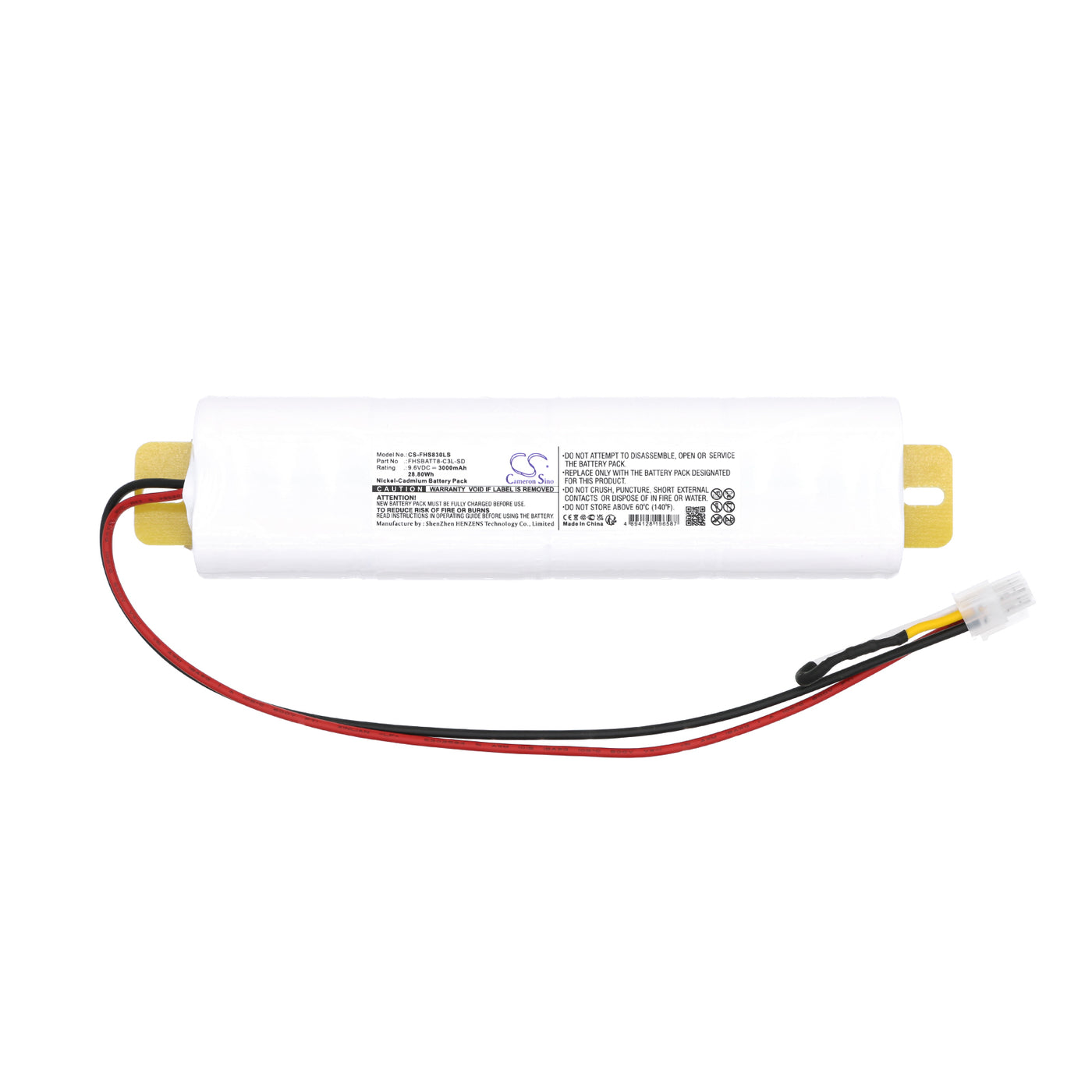 Fullham FHSBATT8-C3L-SD Emergency Light Replacement Battery ...