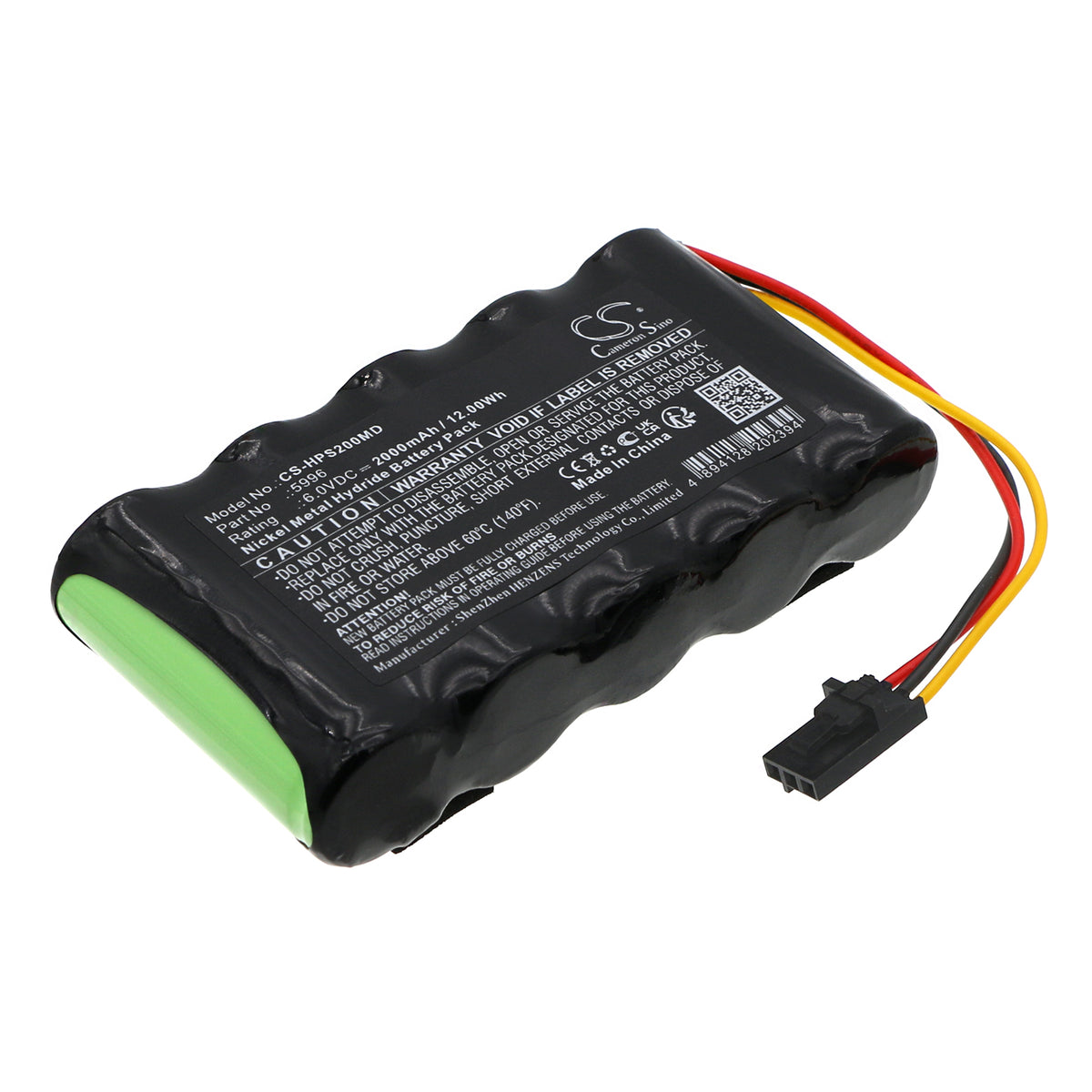 Healthdyne Smart 2 Monitor Medical Replacement Battery: BatteryClerk ...