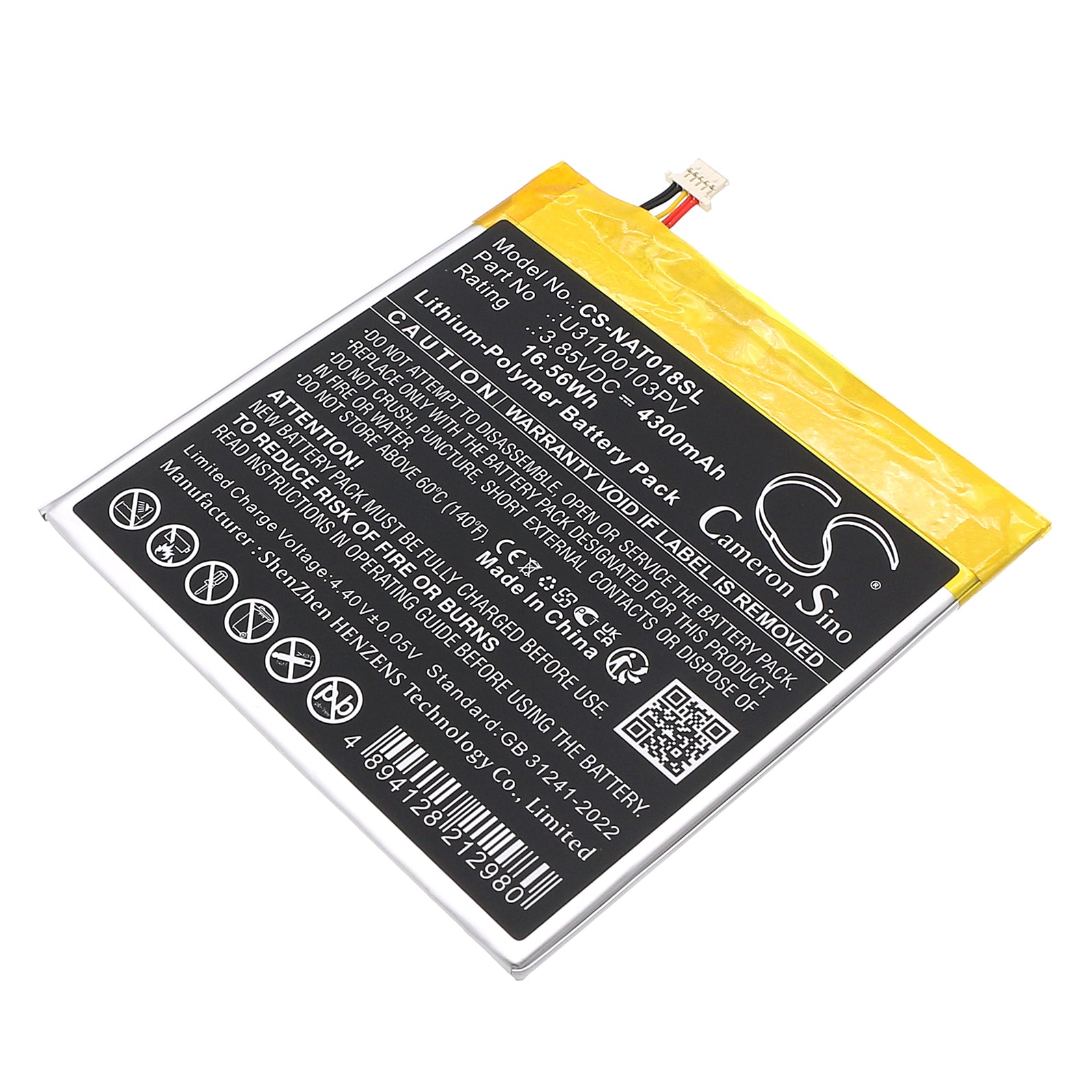 ONN 100044018G,100044018p,8 in. Kids Tablet Replacement Battery ...