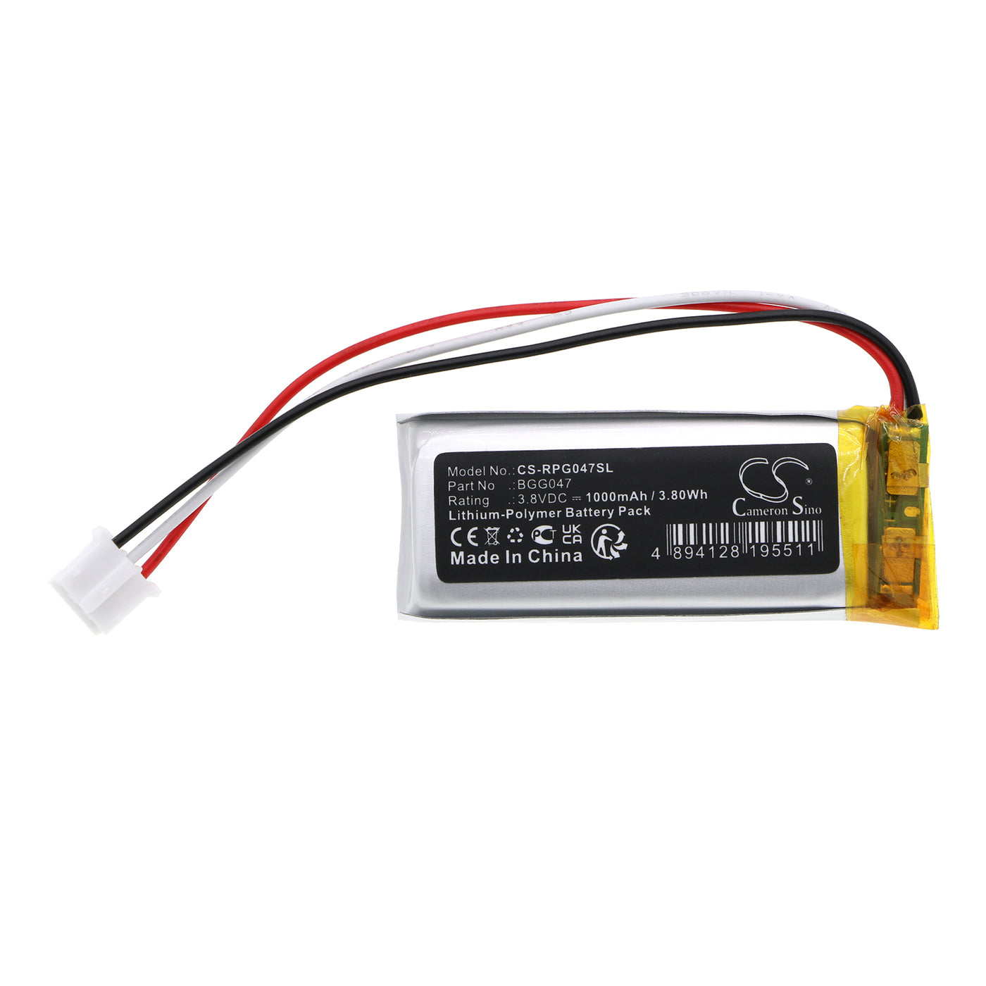 Roku Voice Remote Pro Remote Control Replacement Battery: BatteryClerk ...