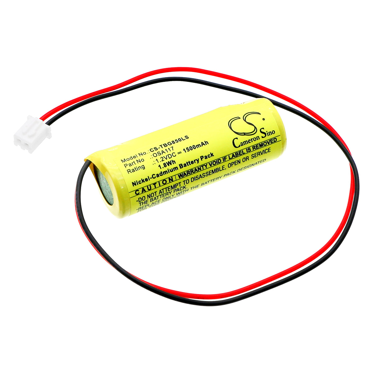 T&B 12745 NIC1056 012745 Emergency Light Replacement Battery ...