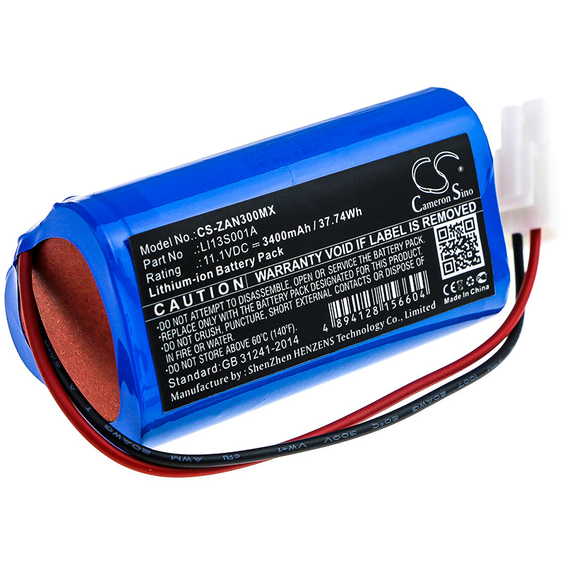 Zondan Apollo N3 3400mAh Medical Replacement Battery: BatteryClerk.com