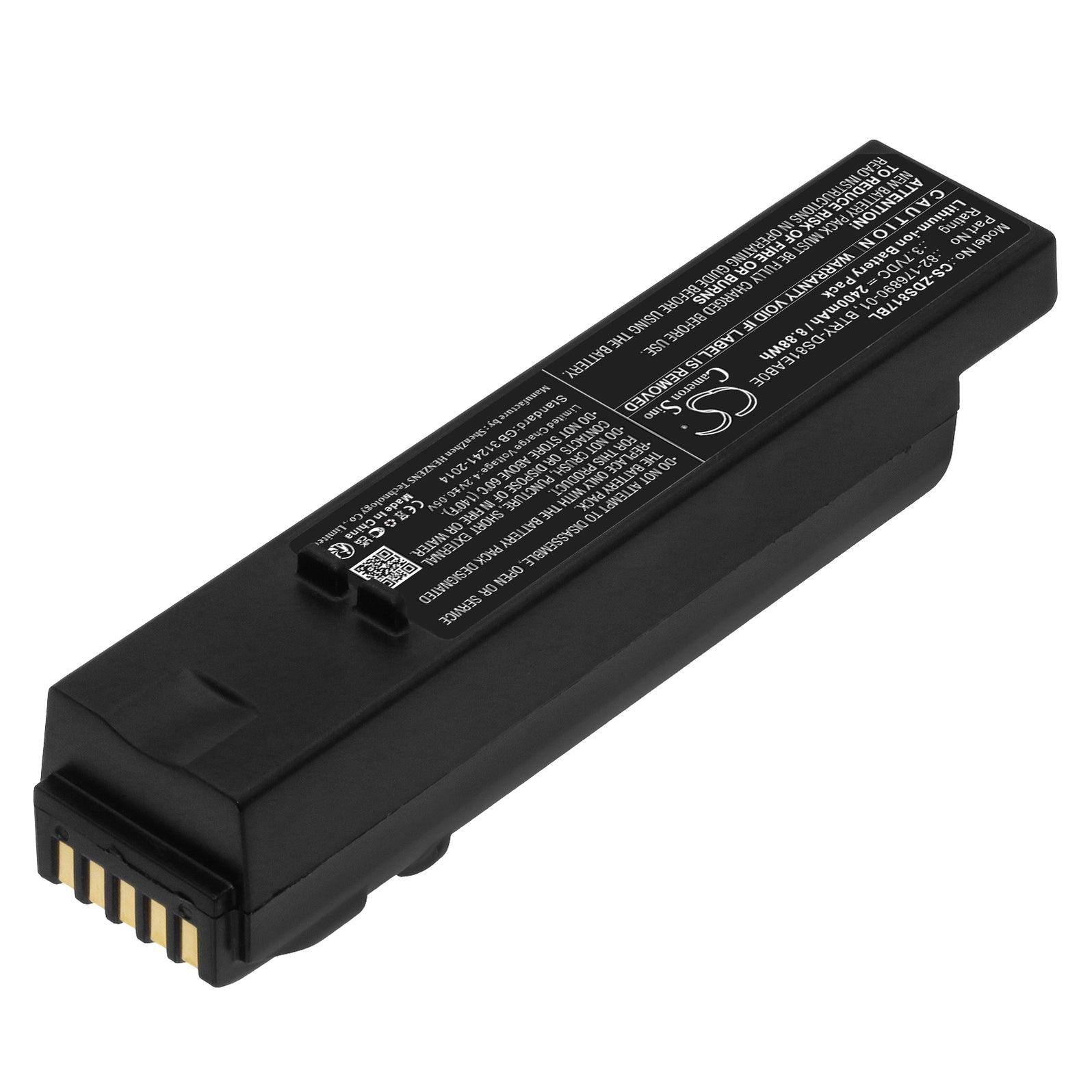 Zebra DS8100,DS8170,DS8178 2400mAh Barcode Replacement Battery ...