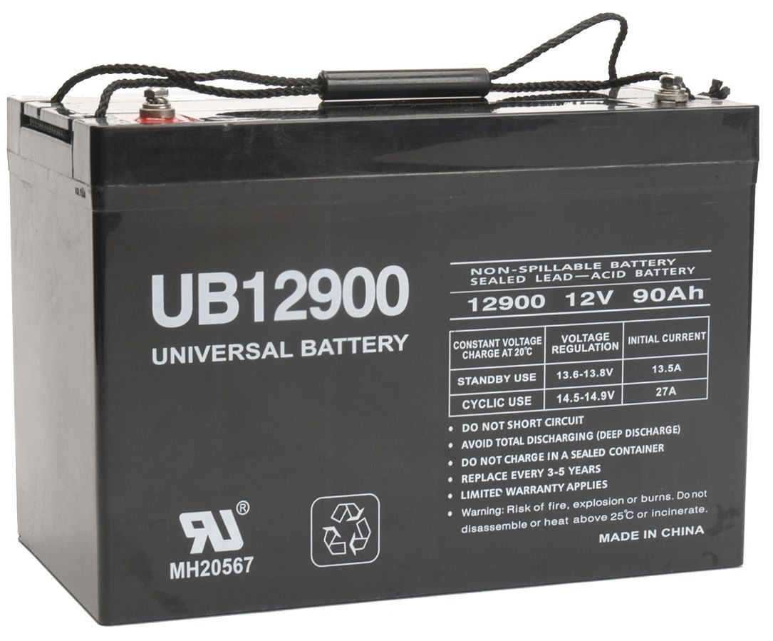 GNB Sprinter S12V370 12V 90Ah Sealed Lead Acid Replacement Battery ...