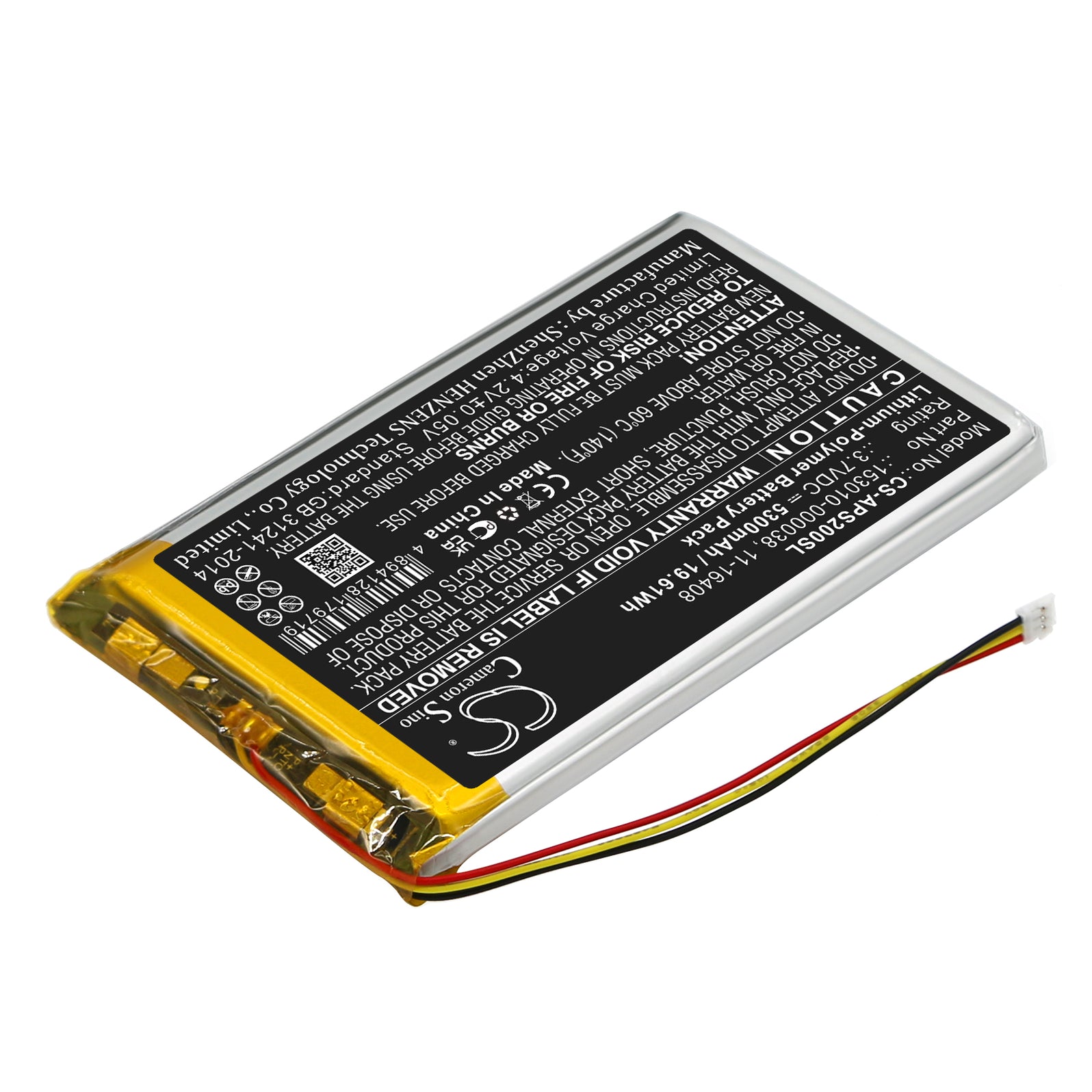Appareo Stratus 2 Stratus 2S Stratus 3 GPS Replacement Battery ...