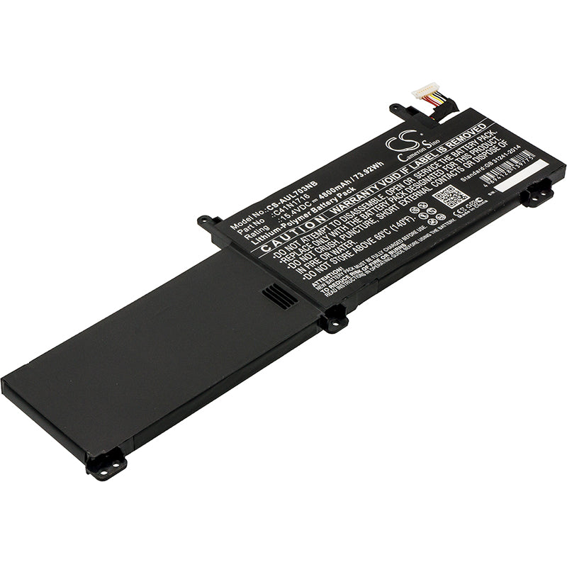 Asus GL703GM GL703GM-0051A8750H GL703GM-71200T GL7 Replacement Battery ...