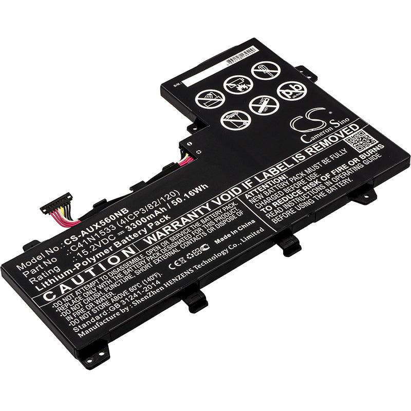Asus UX560UQ,Q534UX-B,Q534U,Q524U,Q524UQ-BBI7T14,BATTUX560-2,FZ025T ...