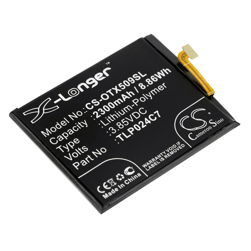 Alcatel 1X 1X Dual SIM 1X Dual SIM LTE 1X LTE 5059 Replacement Battery ...
