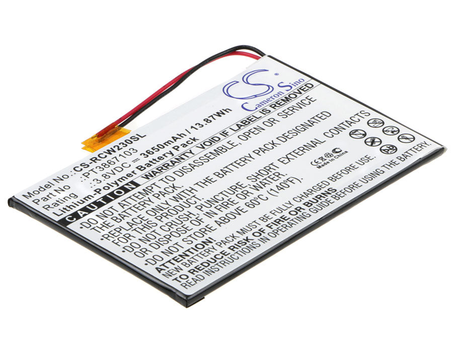 RCA RCT6272W23,7 in. Tablet Replacement Battery: BatteryClerk.com