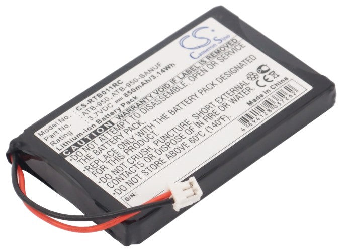RTI T1,T1B,T2,T2+,TheaterTouch,T1-B Remote Control Replacement Battery ...