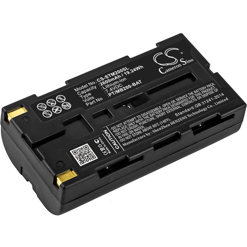 Sato MB200 MB200i MP350 S1500 S1500T-DT S2500 S375 Replacement Battery ...