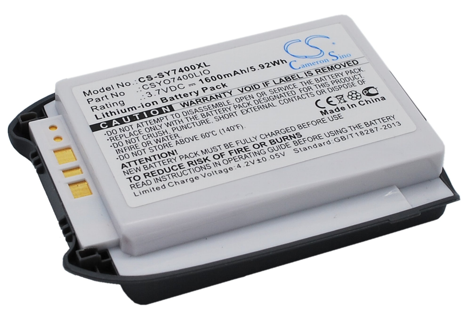 Sanyo MM7400 MM-7400 SCP7300 SCP-7300 SCP7 1600mAh Replacement Battery ...