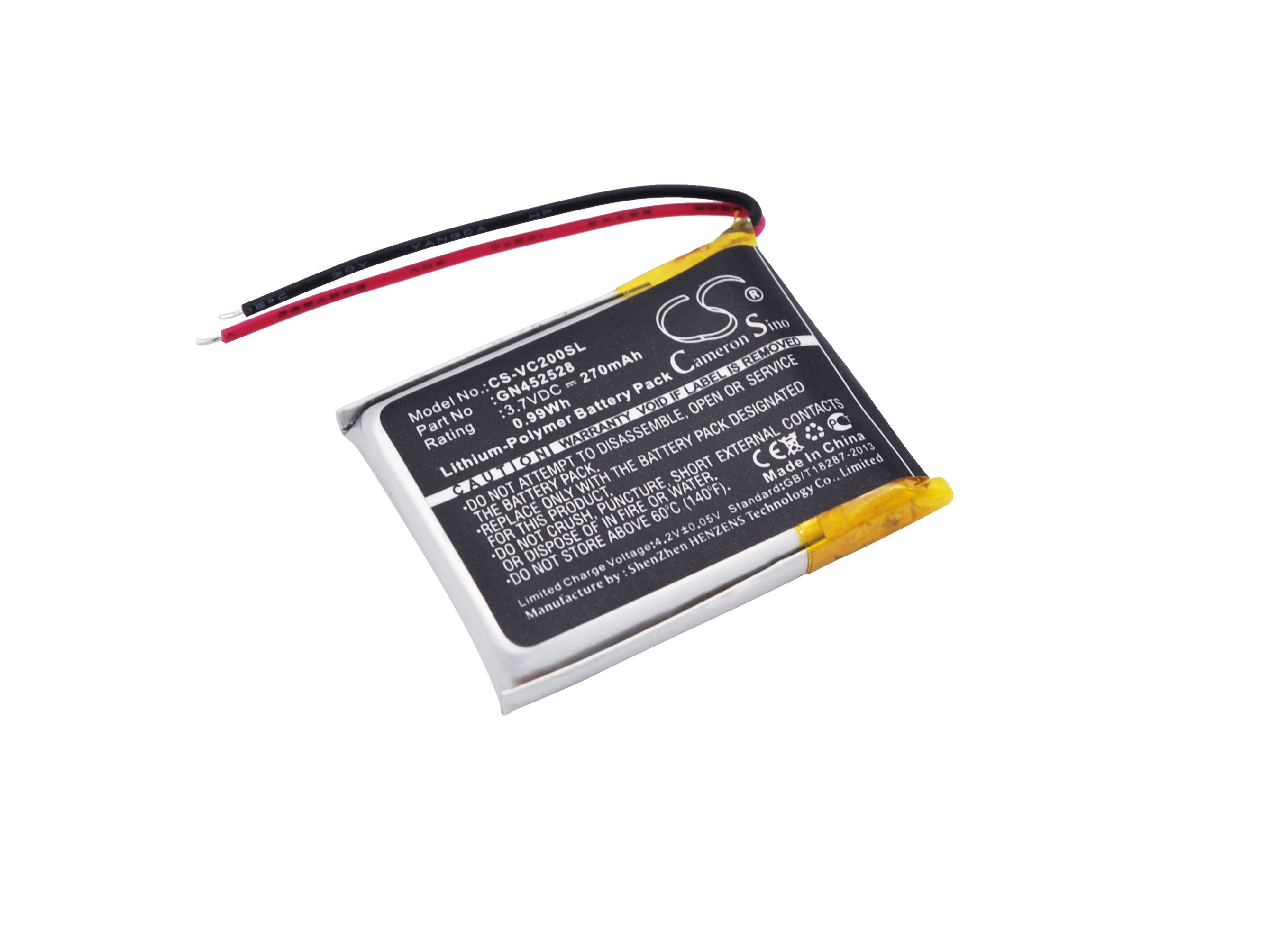 Voice Caddie VC200 VC200 Voice Replacement Battery: BatteryClerk.com GPS