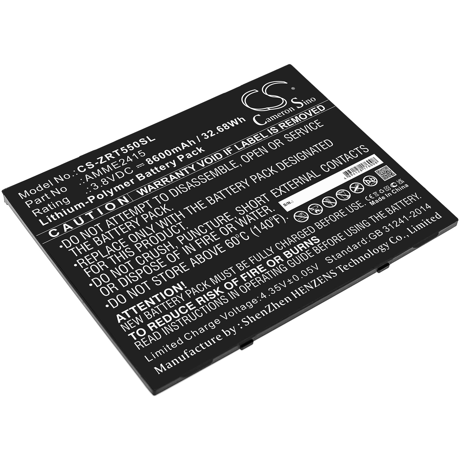 Zebra QLN420 ZQ630 Tablet Replacement Battery: BatteryClerk.com Tablet
